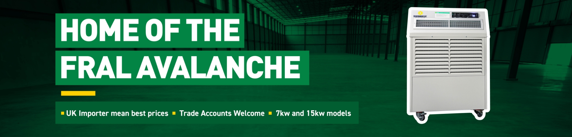 Fral Avalanche 15kW Split Portable Water Cooled Unit | Sunbelt Sales